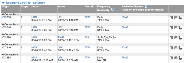 Cathay Pacific's Error Fare Will Pinch Award Space For The Next 9 Months