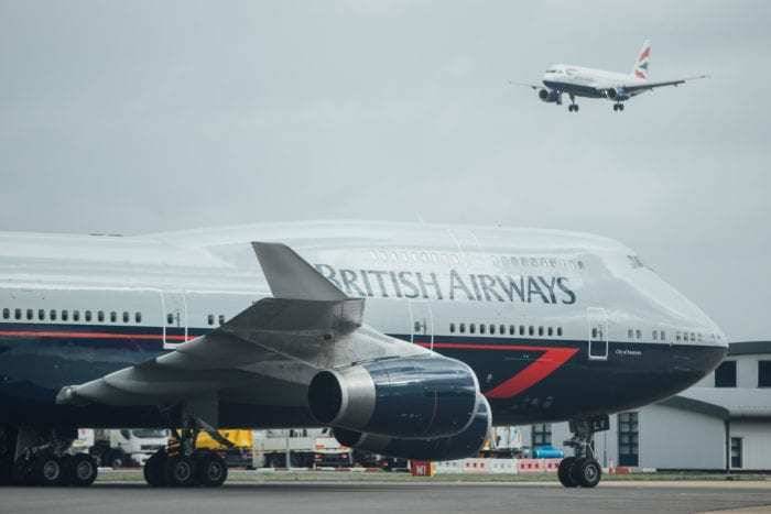 British Airway’s Retro Negus Boeing 747 Lands In Heathrow For The First ...