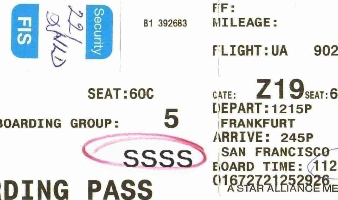 What Does SSSS Mean On Your Boarding Pass?