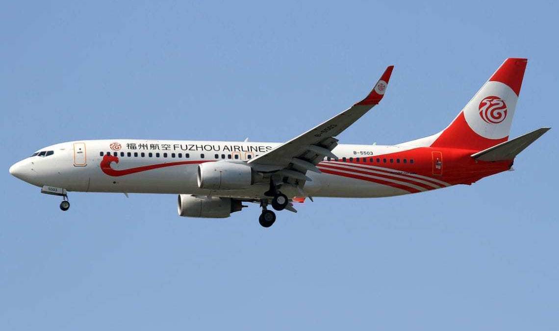 Passenger Flying China's Fuzhou Airlines Tries To Open Door Mid Flight
