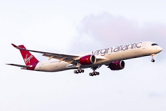Virgin Atlantic’s First Airbus A350 Lands In London For First Time