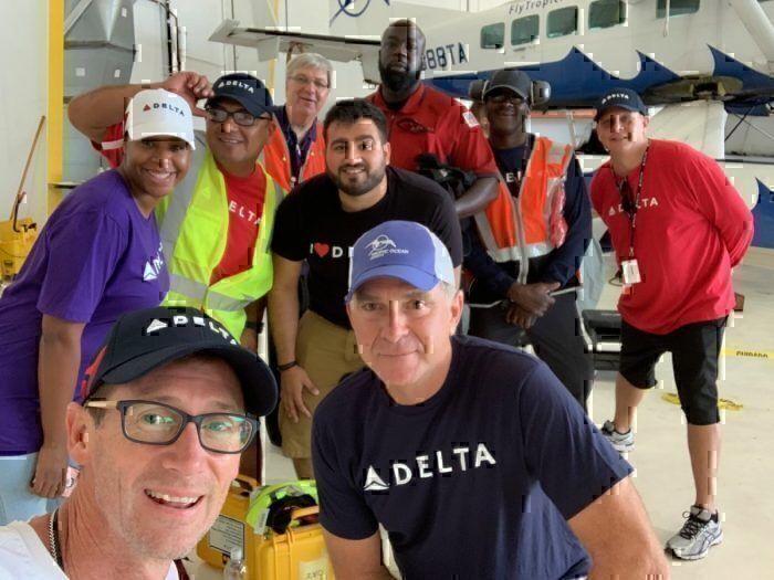 Delta Flies MD-88 To The Bahamas With Hurricane Relief Supplies