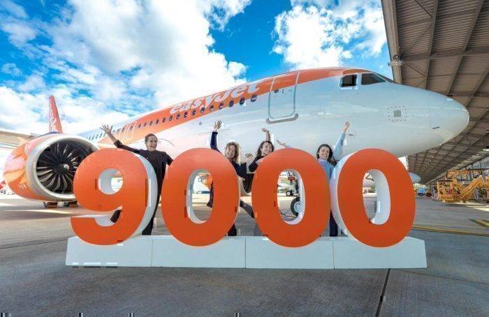 EasyJet Receives The 9,000th Airbus A320 Family Aircraft