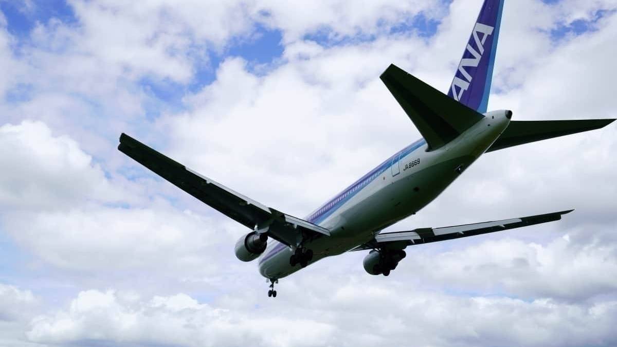 ANA Boeing 767 Engine Catches Fire On Departure