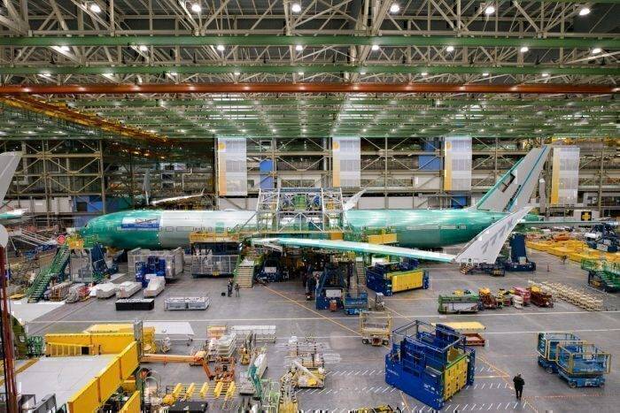 Boeing's First 777X Departs On Maiden Flight