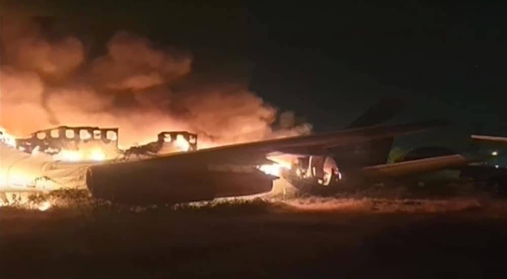 Grounded Boeing 737 Set On Fire In Pakistan