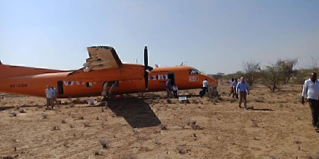 Fly540 Dash 8 Endures Rough Landing After Engine Failure
