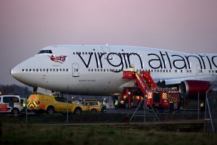 Accidental Emergency Slide Deployment Delays Virgin Atlantic Boeing 747