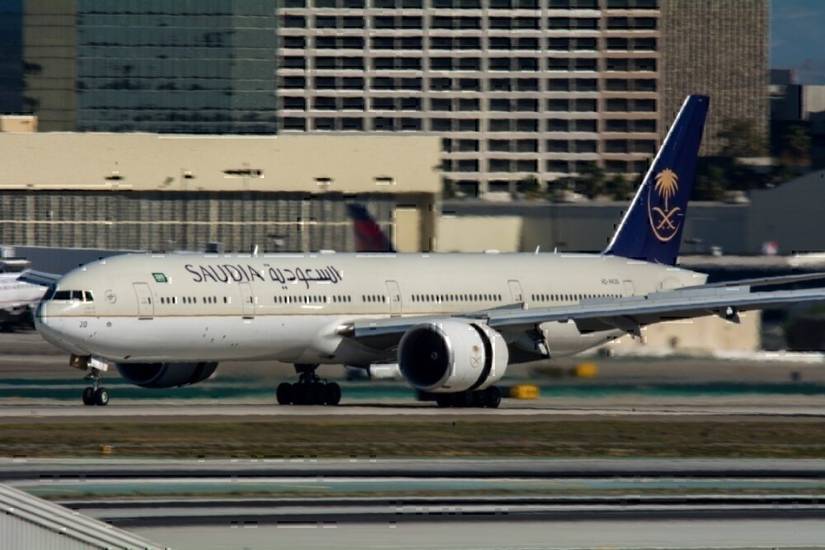 Saudia 777 Repatriation Flight Receives Warm Welcome In Jeddah