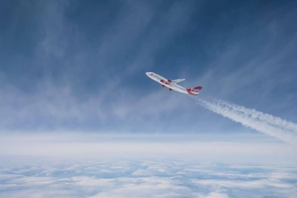 Modified Ex-Virgin Atlantic Boeing 747 Takes Off From Newquay For ...