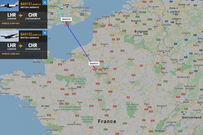 British Airways Sending Airbus A380s To French Aircraft Graveyard