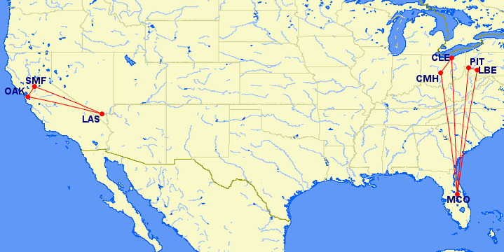 Spirit Airlines Is Running Triangle Flights To Comply With Service ...