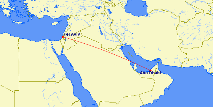 Etihad Operates Historic First Flight To Israel