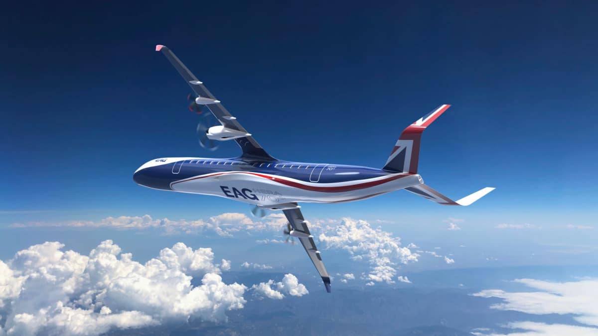 A New Era: EAG Unveils World's First 70 Seat+ Hybrid Passenger Plane