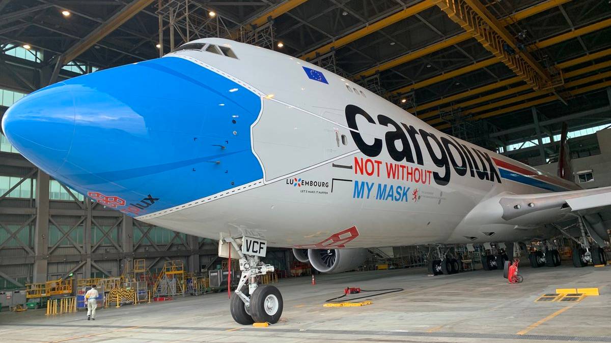 Cargolux Reveals Special Mask Livery On A Boeing 747