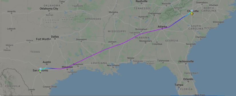 American Airbus A320 Lands In San Antonio With Engine Fire