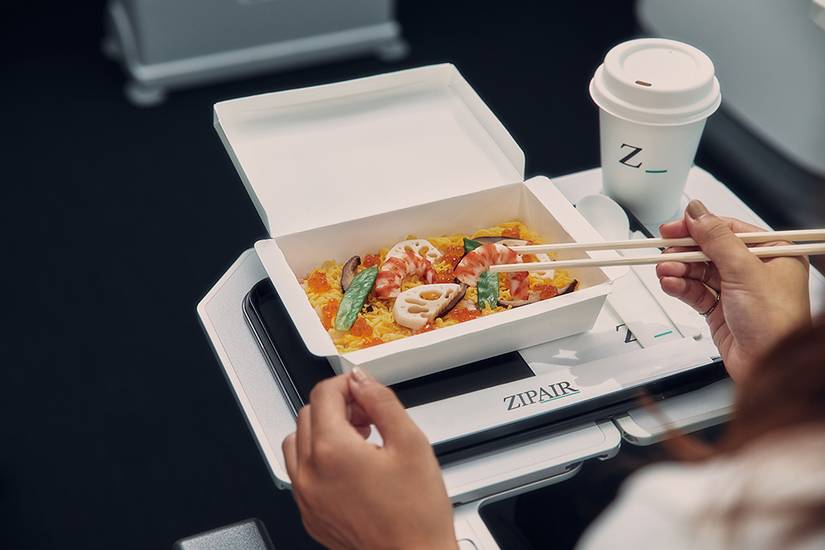 ZIPAIR And Collins Partner To Let You Order Refreshments From Your Phone