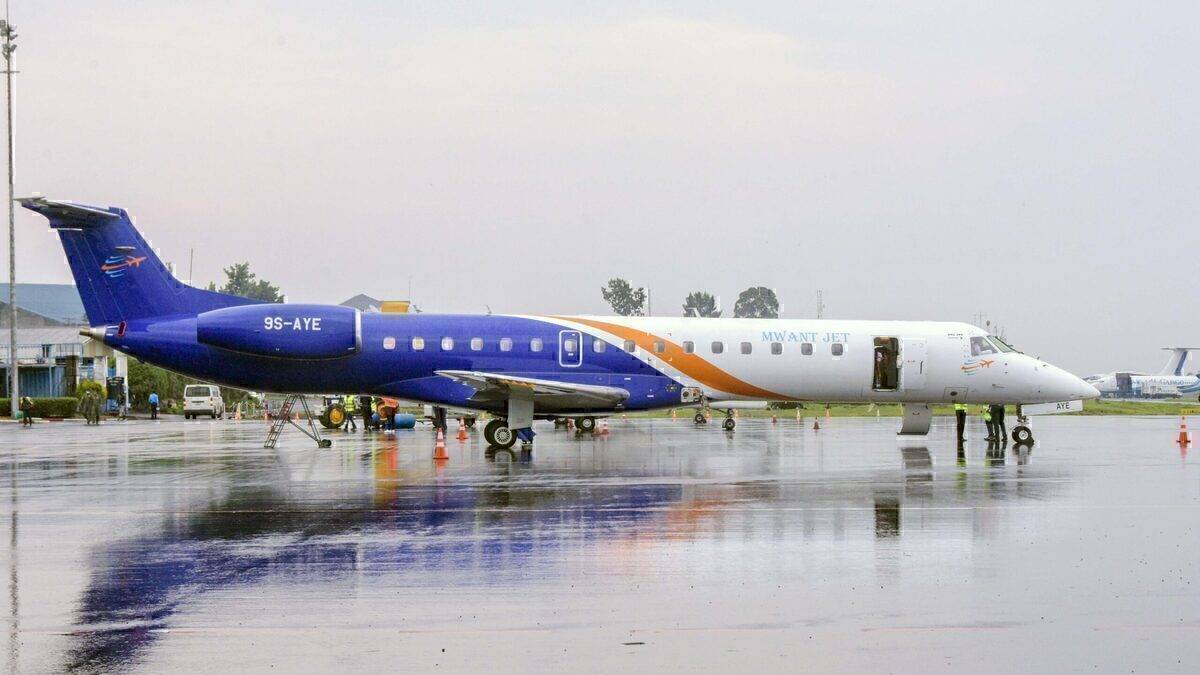 Embraer E145 Windscreen Smashed By Bird Strike In Kinshasa