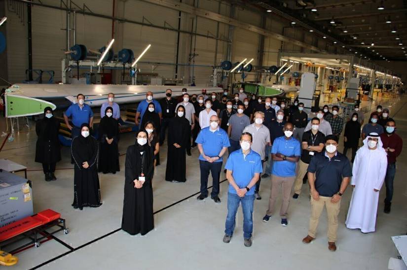 The UAE Begins Building Tails For Boeing 787 Aircraft