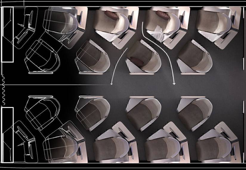 How To Give All Passengers Aisle Access With A 2-2 Seat Configuration