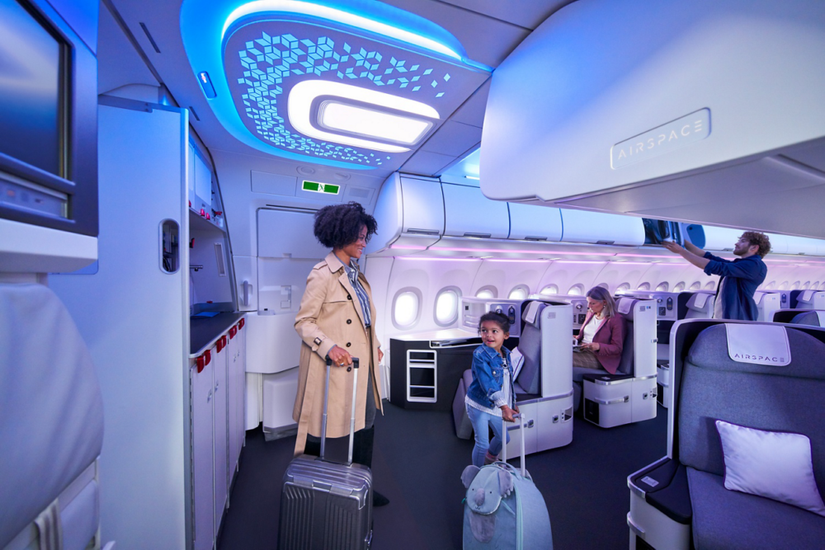 Airbus Reveals Stunning 'Airspace' Narrowbody Cabin