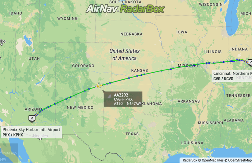 A Bird? A Plane? American Airlines Pilot Spots UFO Over New Mexico