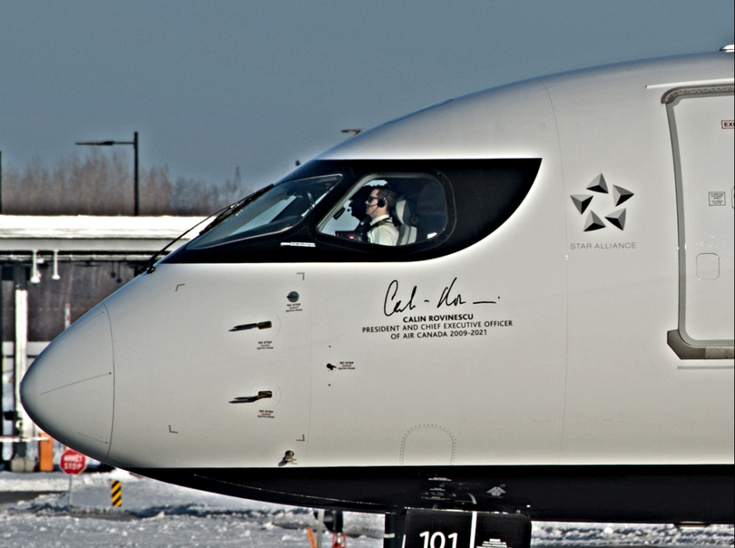 Air Canada Registers Airbus A220 To Celebrate CEO's Retirement