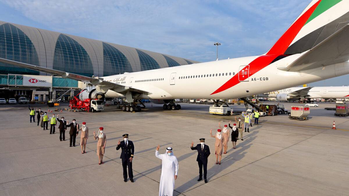 Emirates Operates Its First Flight Where Every Employee Was Vaccinated