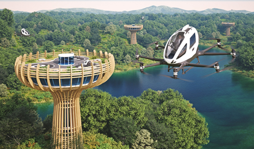 Is EHang's EH216-S The World's First Commercial Flying Air Taxi?
