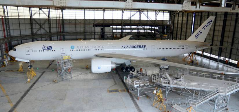 GECAS Is Halfway Through Development Of A 777 Freighter Conversion