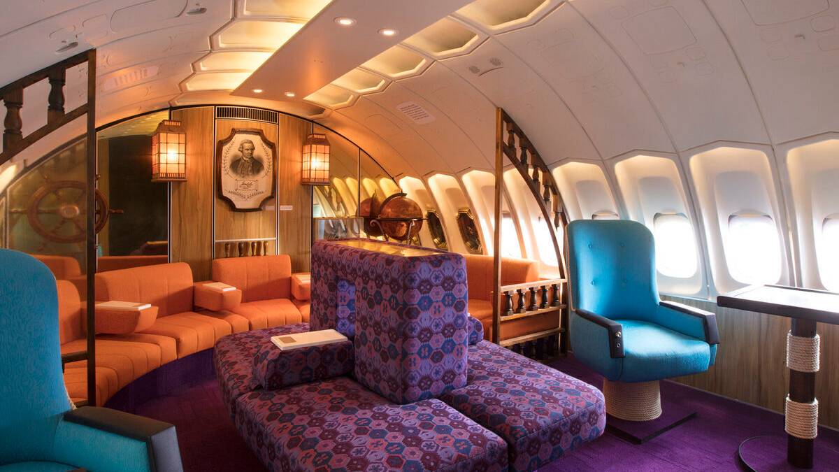 first boeing 747 interior