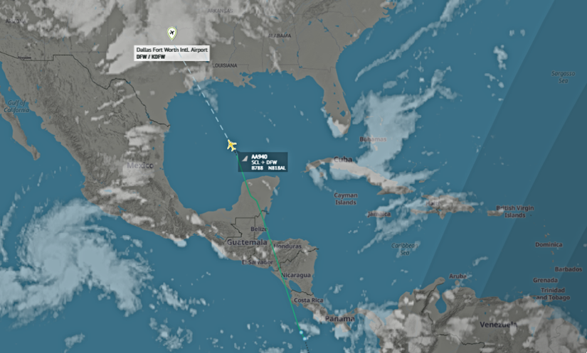 Slat Issue Prompts Santiago American Airlines Boeing 787 Return
