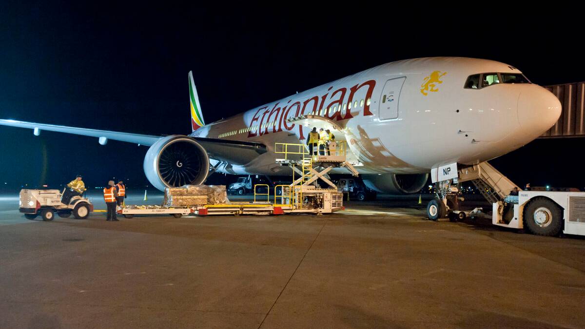 Ethiopian Airlines 777 Gets Stuck In Mud After Runway Overrun