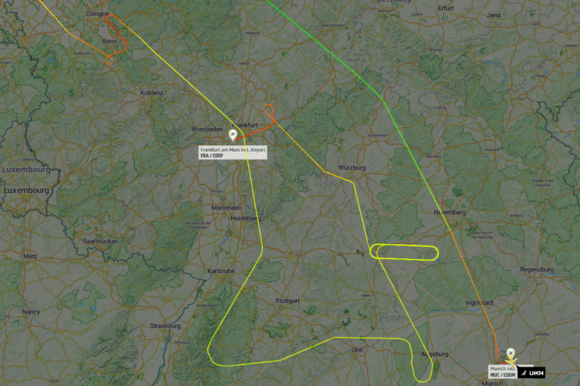 Lufthansa A350 Returns To Frankfurt Via Cologne With Burst Tire