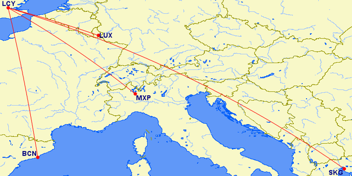 British Airways Launches Four New Routes From London City