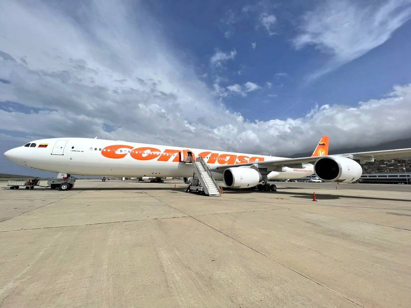 Cuban Leader Makes State Visit To China Onboard A Conviasa Airbus A340