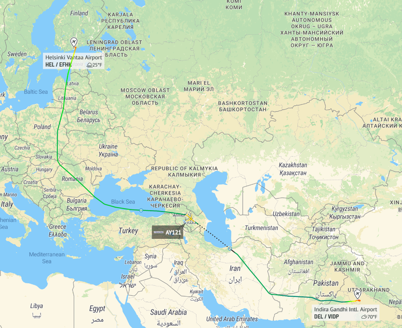 How Russian Sanctions Are Affecting Indian Aviation