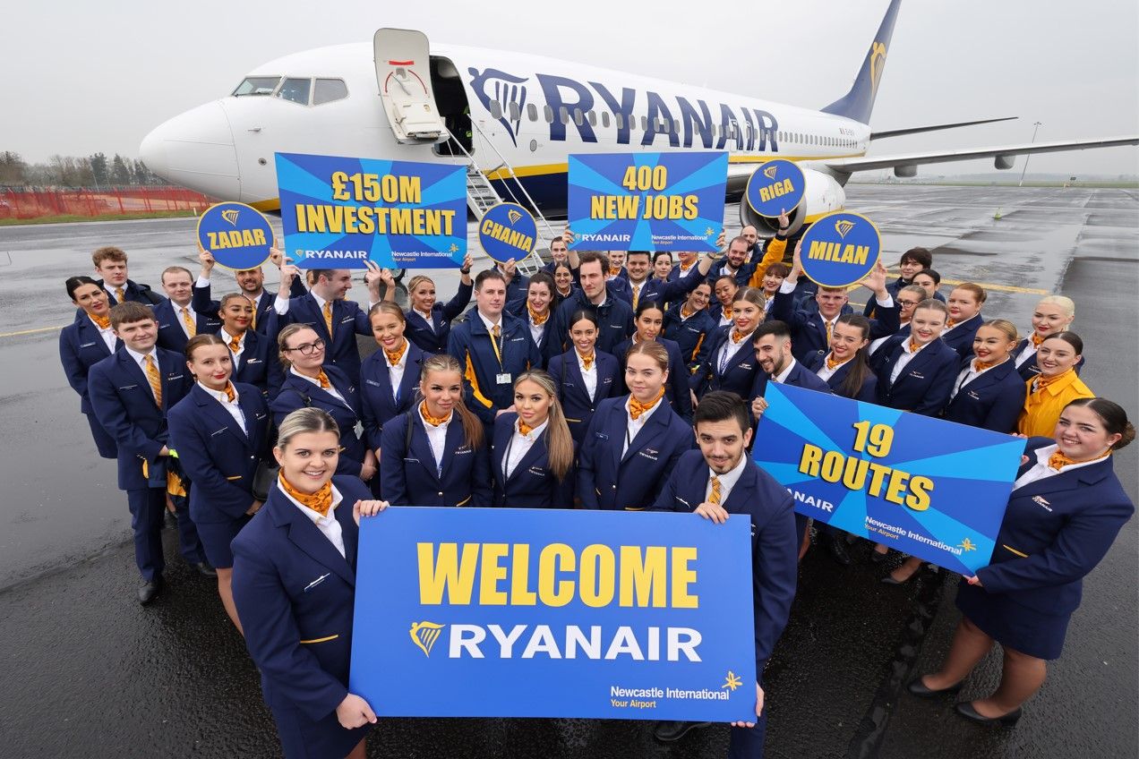 Ryanair Increases Its Dominance With 2 New Bases