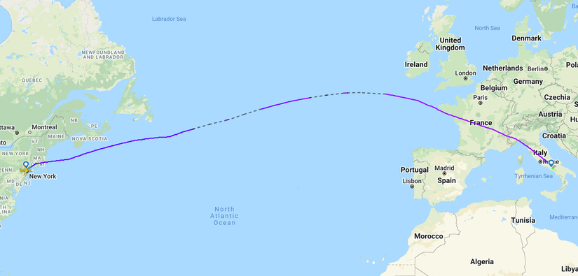 Re-United: United Resumes Only Direct US-Naples Flight After Three-Year ...