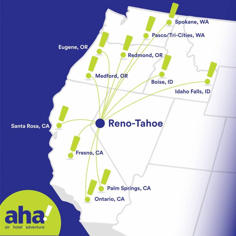 US Airline aha! Celebrates Route Launch With 100 Free Tickets