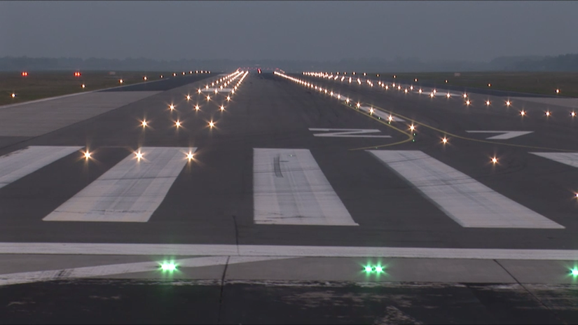 touchdown zone lights runway