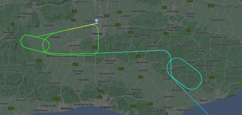 British Airways Airbus A320 Performs Go Around Due To Nose Gear ...