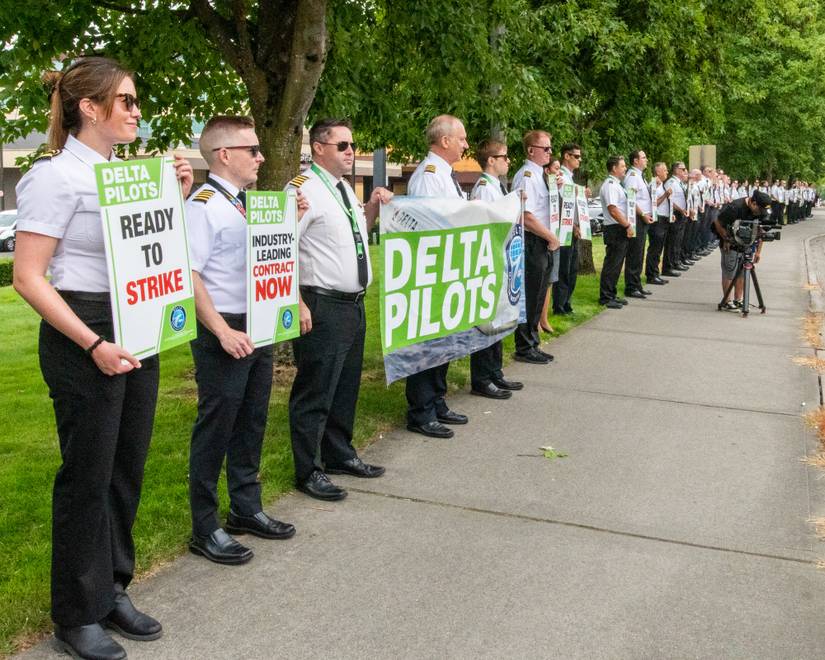 Delta Air Lines Pilots Authorize Strike