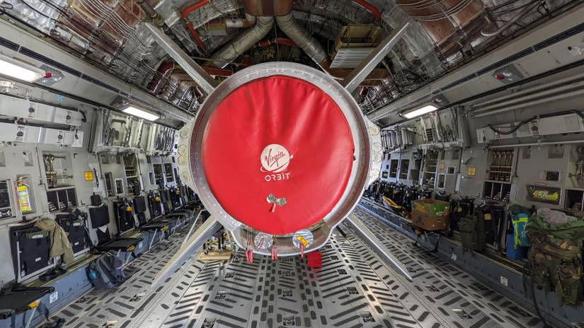 Virgin Orbit Boeing 747 Lands In UK For Start Me Up Mission