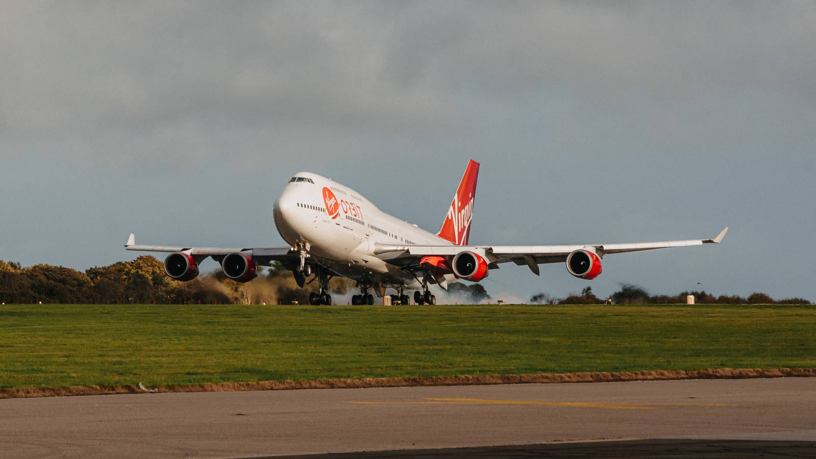 Virgin Orbit Boeing 747 Lands In UK For Start Me Up Mission