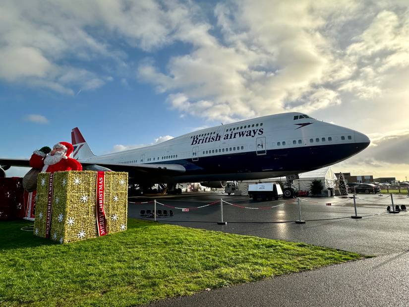 Photos: British Airways Boeing 747 'Negus' Is Now A Winter Wonderland