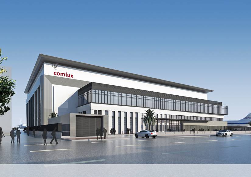 Comlux Starts Building A VIP Hangar At Dubai World Central Airport
