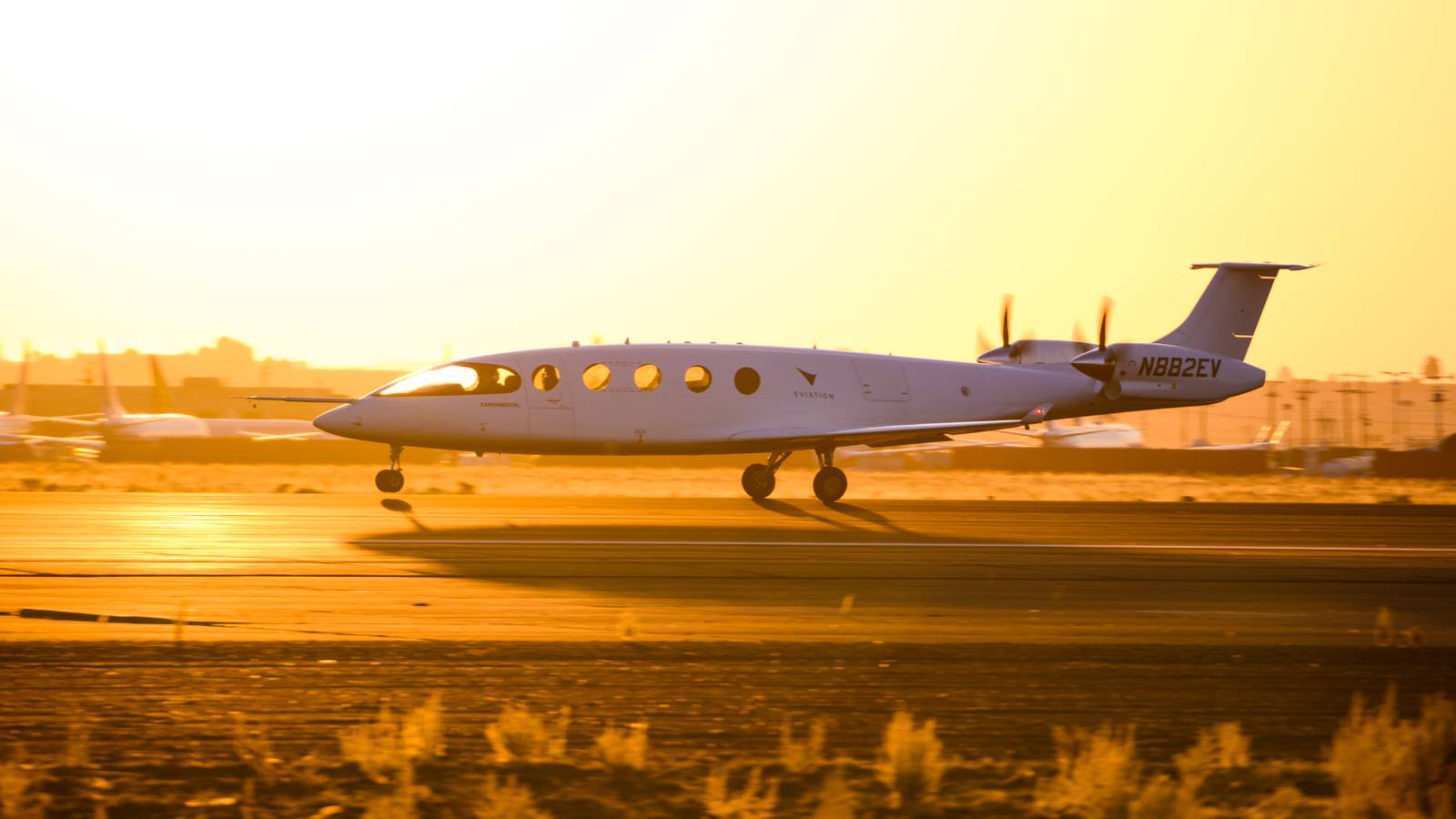 The Power Chain Efficiency Of An Electric Aircraft