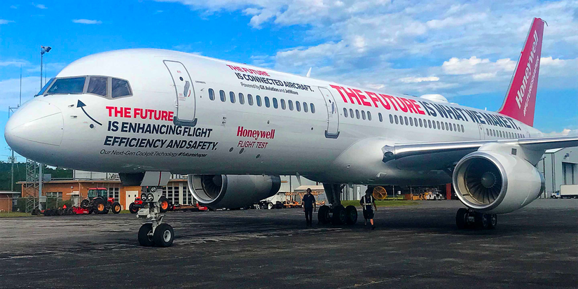 A Look At Honeywell's Bizarre Boeing 757 Flight Test Aircraft