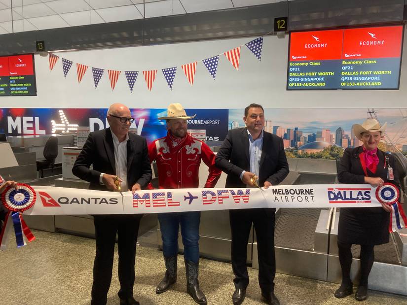 Qantas Launches First Nonstop Melbourne To Dallas Service